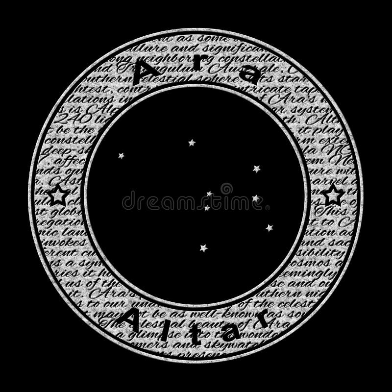Ara Star Constellation, Altar Constellation Stock Illustration ...