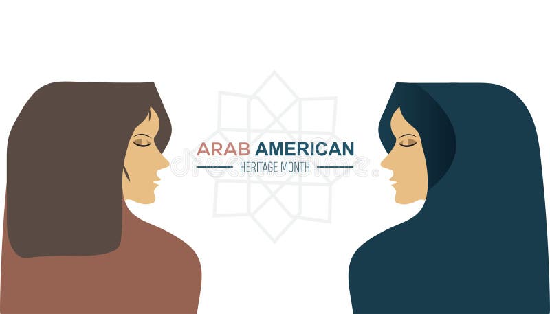 April is Arab American Heritage Month. Stock Illustration ...