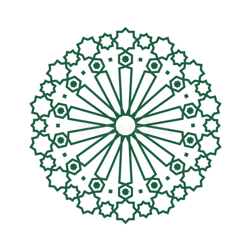 Arab American Heritage Month Mosaic Design Element Stock Illustration ...