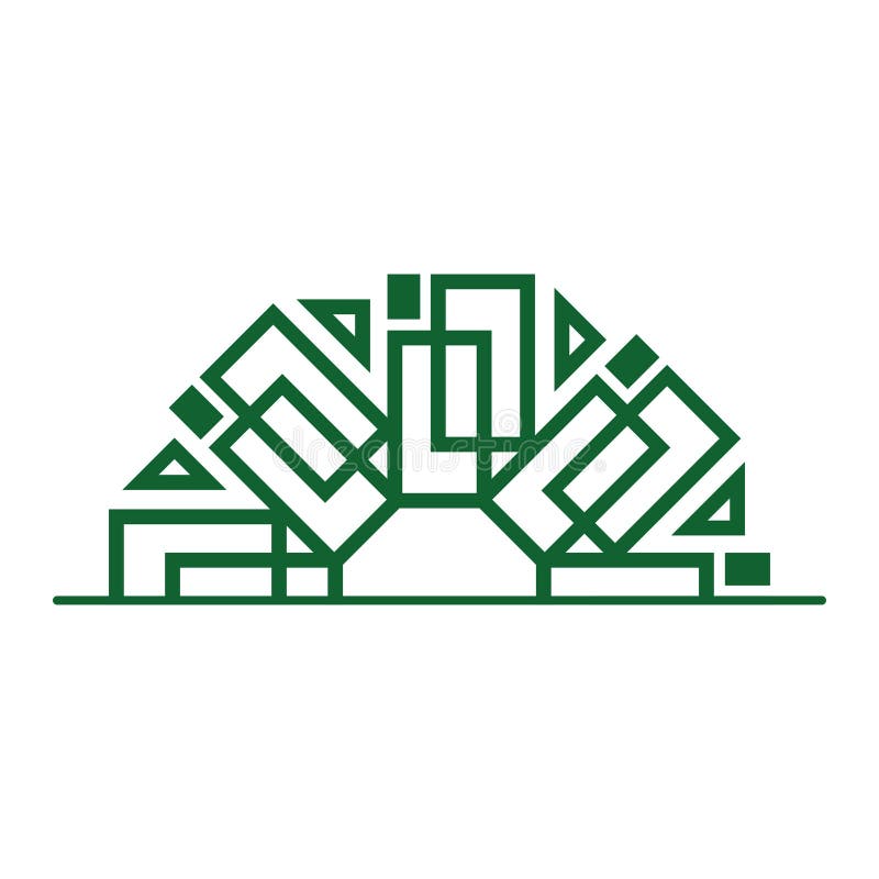 Arab American Heritage Month Mosaic Design Element Frame Stock ...