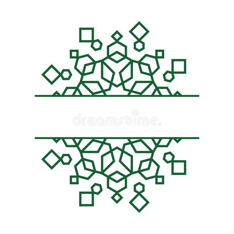 Arab American Heritage Month Mosaic Design Element Frame Stock ...