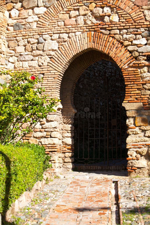 Arab arch. stock photo. Image of andalucia, alcazaba - 47013950