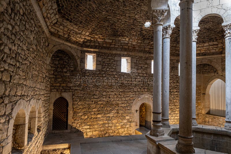 The Arab Baths of Girona (Catalonia, Spain) Dated from the 12th Century ...
