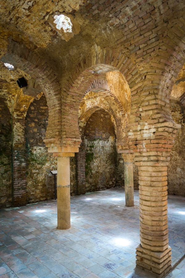 Arab Baths of Ronda Spain stock image. Image of ancient - 94627455