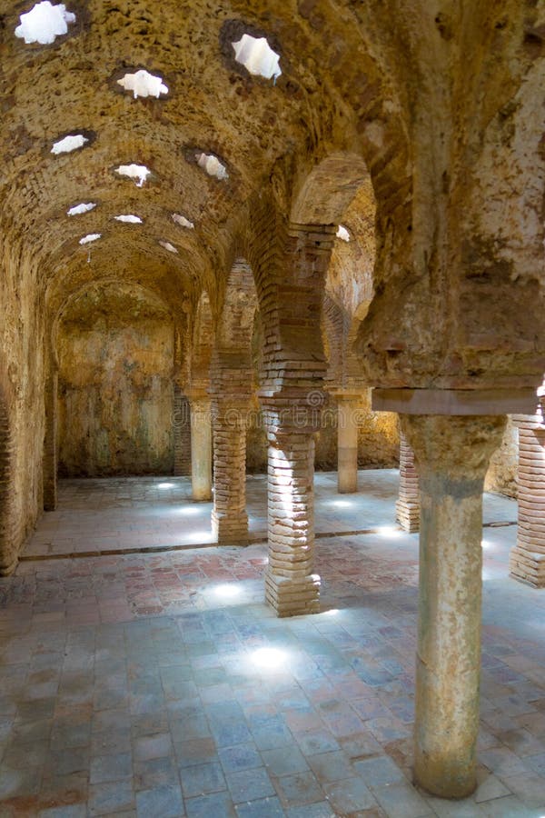 Arab Baths of Ronda Spain stock image. Image of ancient - 94627455