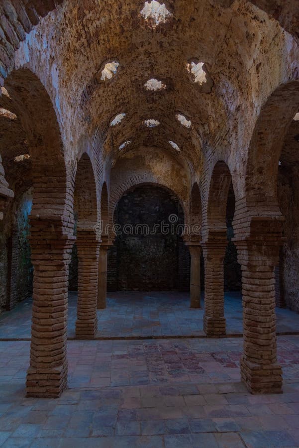 Arab Baths in Spanish Town Ronda. Stock Photo - Image of tourism ...