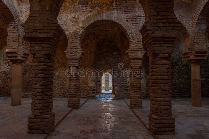 Arab Baths in Spanish Town Ronda. Stock Photo - Image of arabs, islam ...