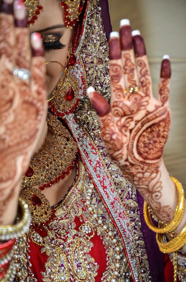 Arab Bride stock photo. Image of brides, hands, bride - 64587318