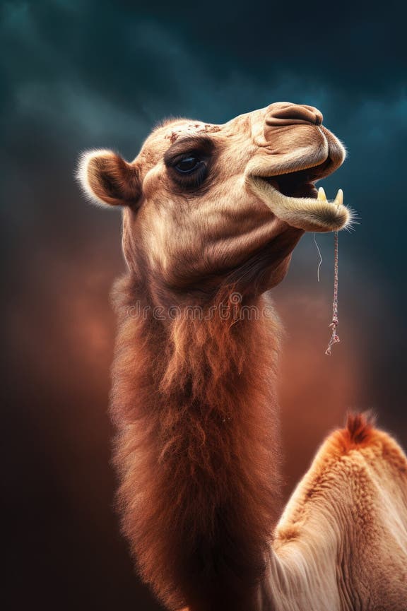 Arab Camel , Eid Al Adha, Generative AI Stock Illustration ...
