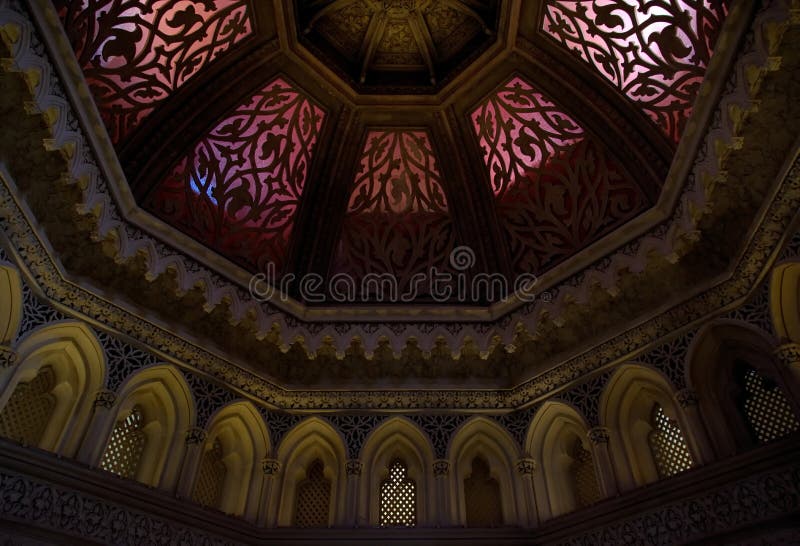 Arab ceiling stock photo. Image of maia, ceiling, sintra - 43609024