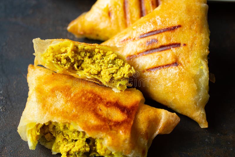 Arab chicken briwats stock image. Image of breakfast - 176843569