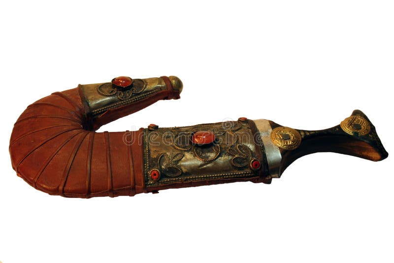 Arab traditional dagger stock image. Image of defence - 5456295