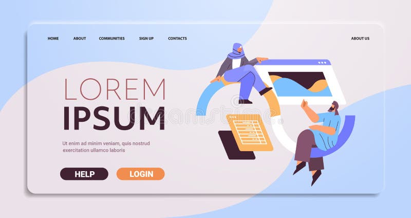 Arab Developers Creating Website Ui Interface Web Application Development Program Software