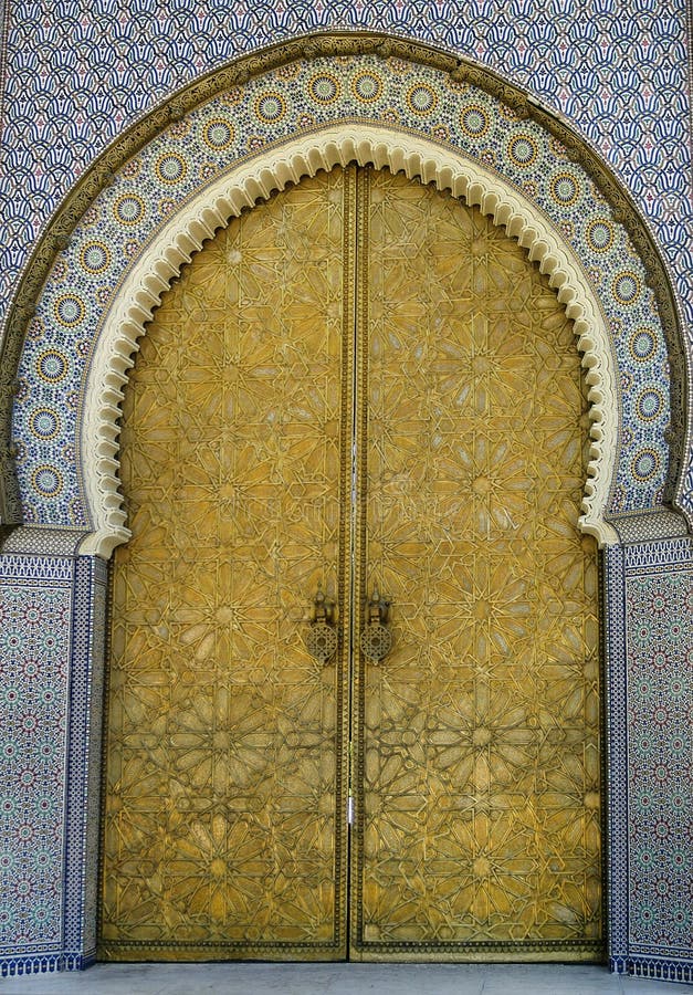 Arab door stock image. Image of doorway, door, oriental - 73592113