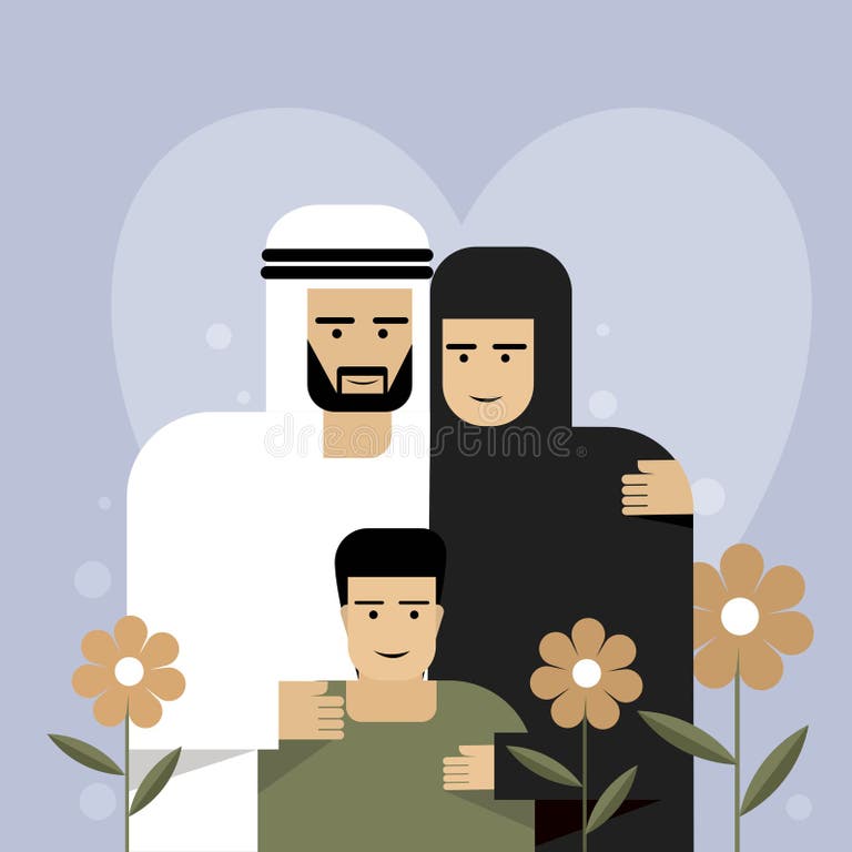 Happy Saudi Family Stock Illustrations – 1,302 Happy Saudi Family Stock ...