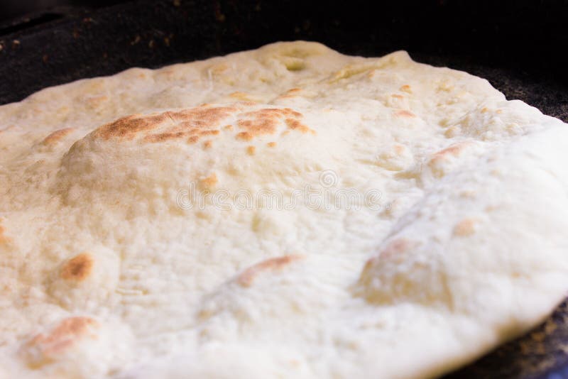 Arab Greek White Brown Bread Stock Photo - Image of bakery, egyptian ...