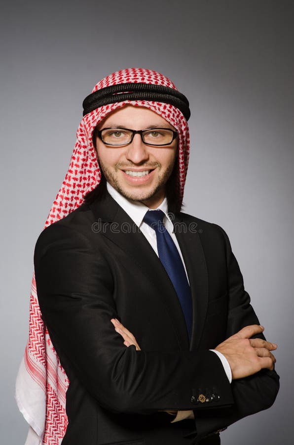 Arab man in diversity stock photo. Image of dishdasha - 41918376