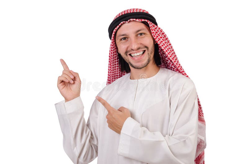 Arab man in diversity stock image. Image of muslim, dishdasha - 42582825