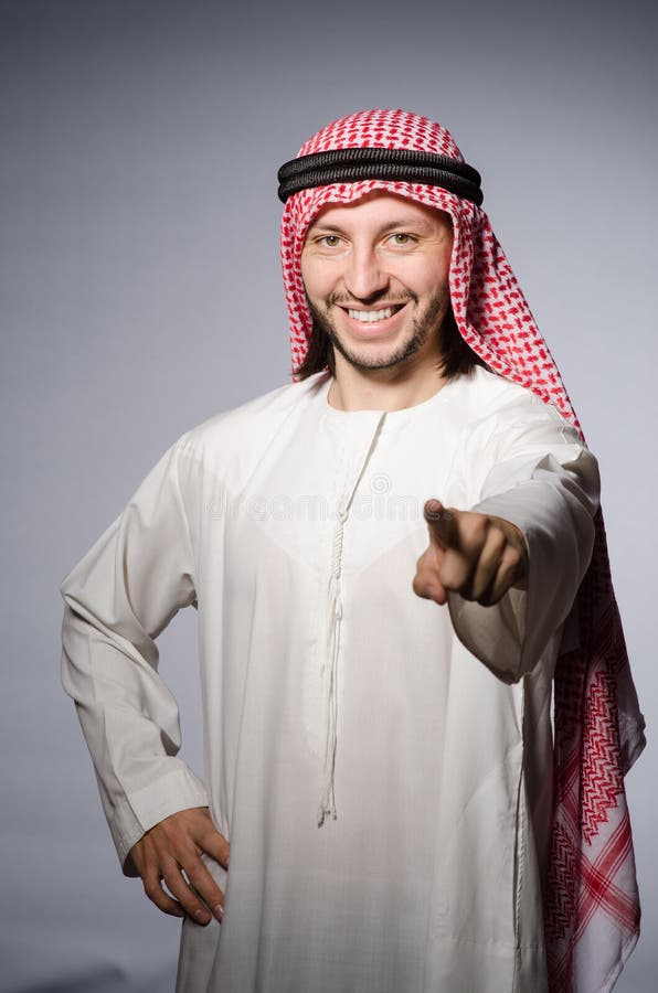 Arab man stock image. Image of happy, handsome, bohra - 42843437