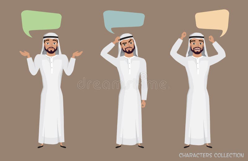 Arab Talking Stock Illustrations – 1,276 Arab Talking Stock ...