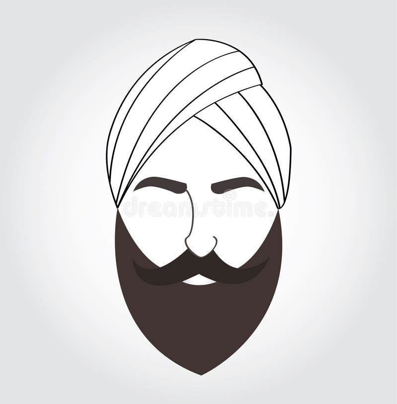 Arab Men Symbol , Arabian Vector Icon Stock Vector - Illustration of ...