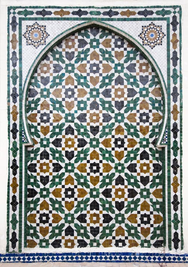 Arab mosaic stock photo. Image of ceramic, colorful, green - 15557000
