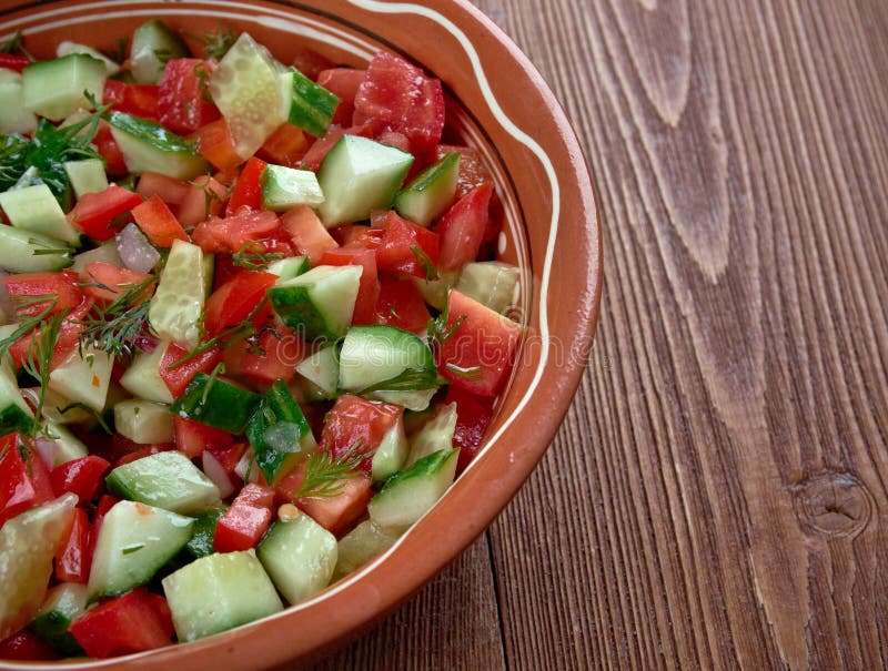 Arab salad stock image. Image of salad, cuisine, cooked - 46012573