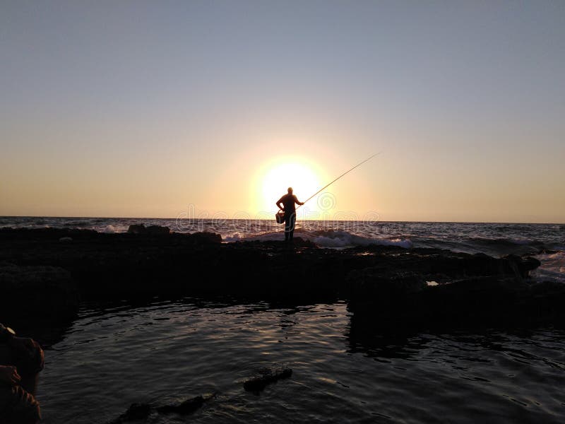 Arab Sea the Mediterranean Sea Fishing Stock Image - Image of arab ...