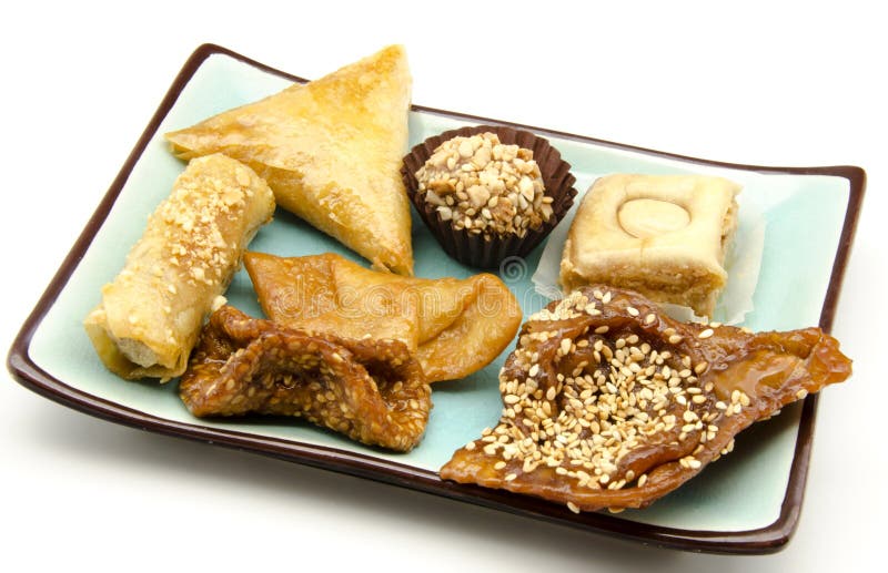 Arab sweet pastries stock image. Image of lebanon, baked - 278047