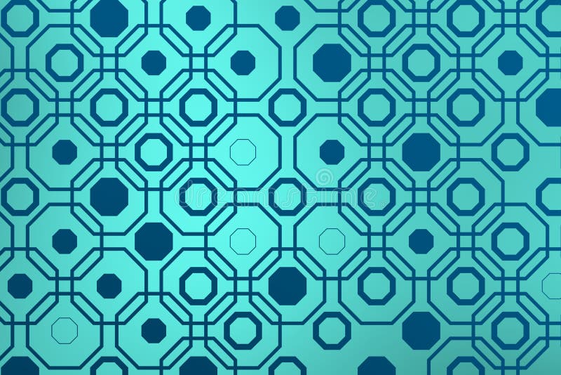 Geometrical Abstract Isolated Tiled Mosaic Octagon Shape Stock Vector ...