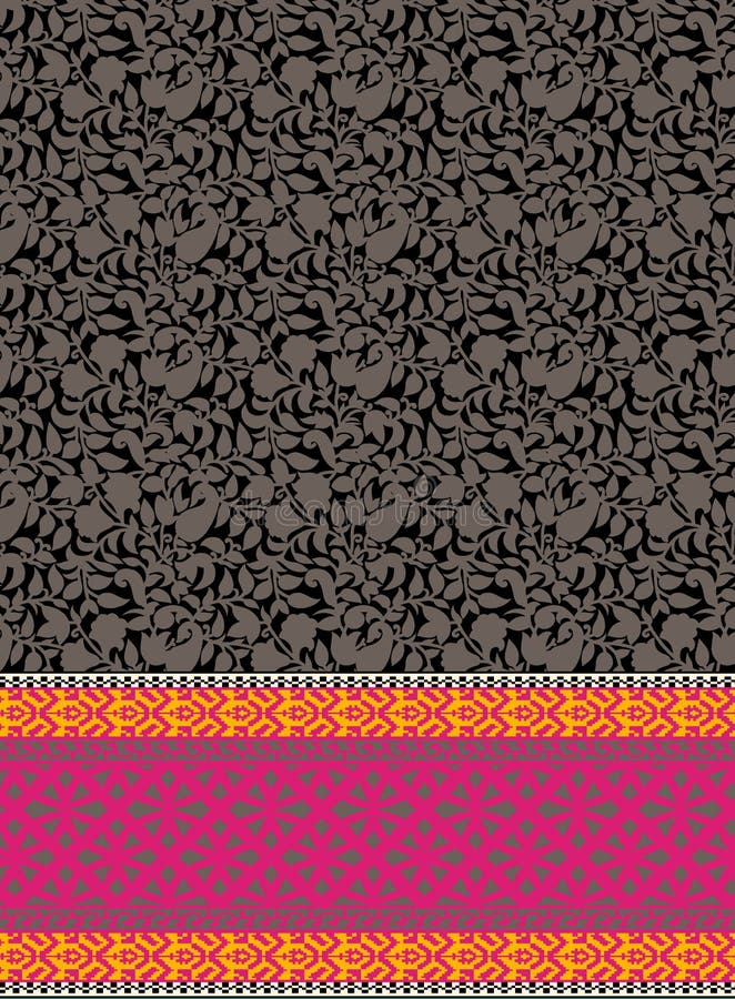 Vector Arabesque Wallpaper Pattern Stock Vector - Illustration of ...