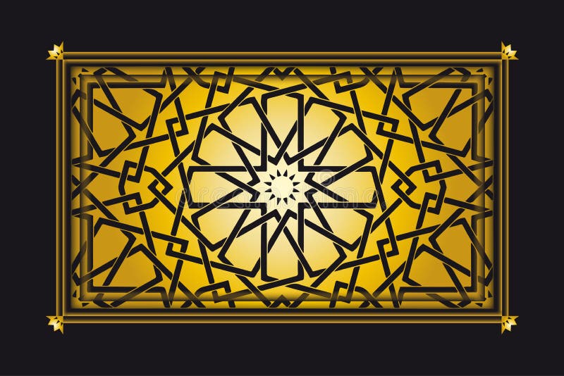 Arabesque Golden Pattern Background Gold Luxury Background Islamic ...