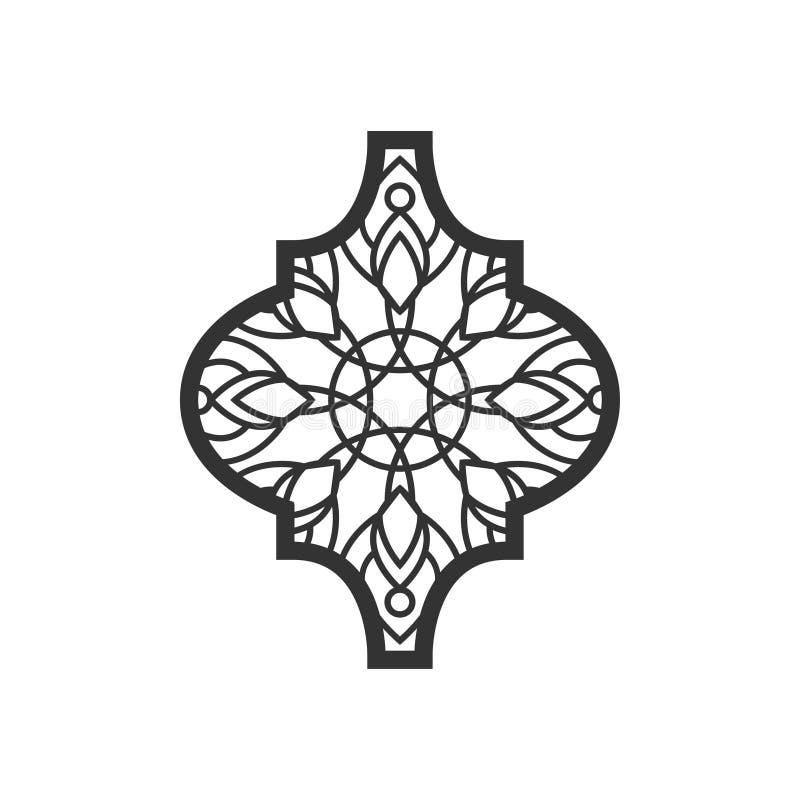 Arabesque Icon Design Template Vector Stock Illustration - Illustration ...