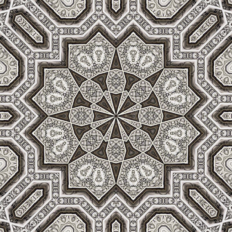 Arabesque Pattern Engraved Metal 002 Stock Photo - Image of engraved ...