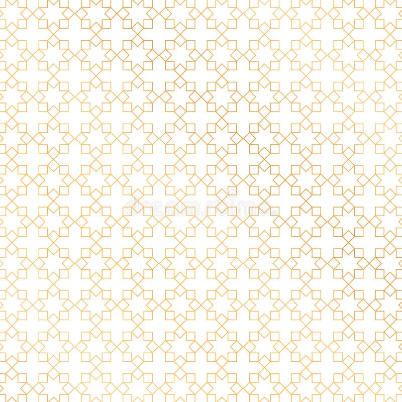 Arabesque Pattern. Gold Arabic Decoration for Islamic Holidays Stock ...