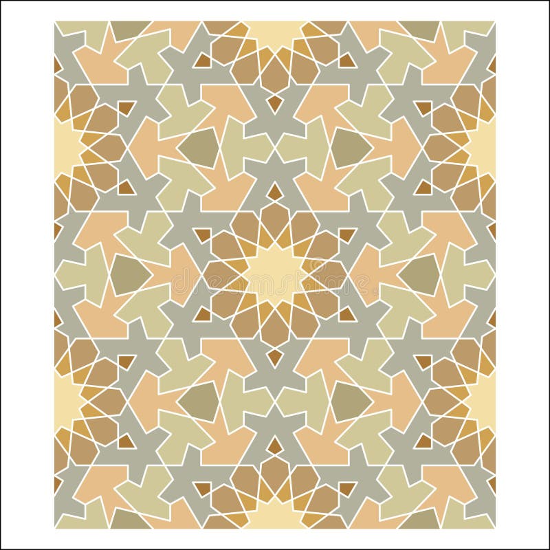 Arabesque pattern stock vector. Illustration of mixed - 45883045