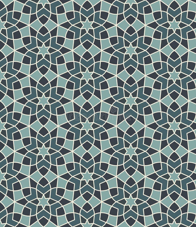 Arabesque seamless pattern stock vector. Illustration of muslim - 25238641