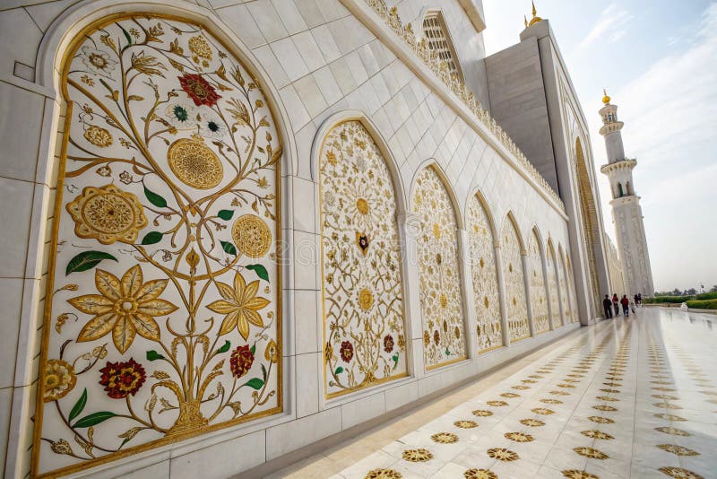 Arabesque Wall Decoration Islamic Architecture Stock Illustration ...