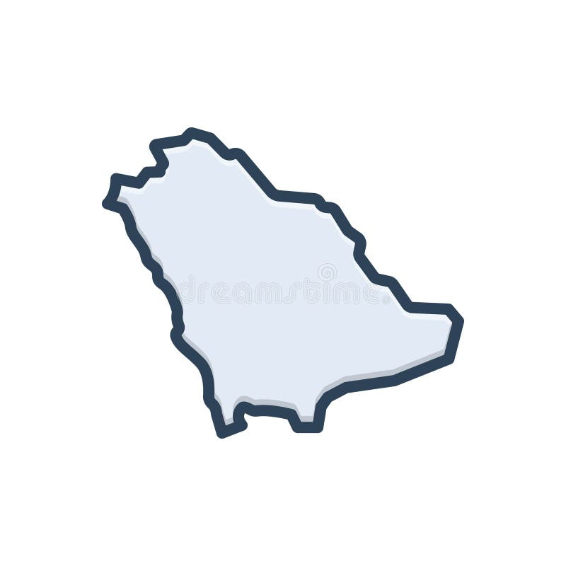 Color Illustration Icon for Arabia, Saudi Arabia and Region Stock ...