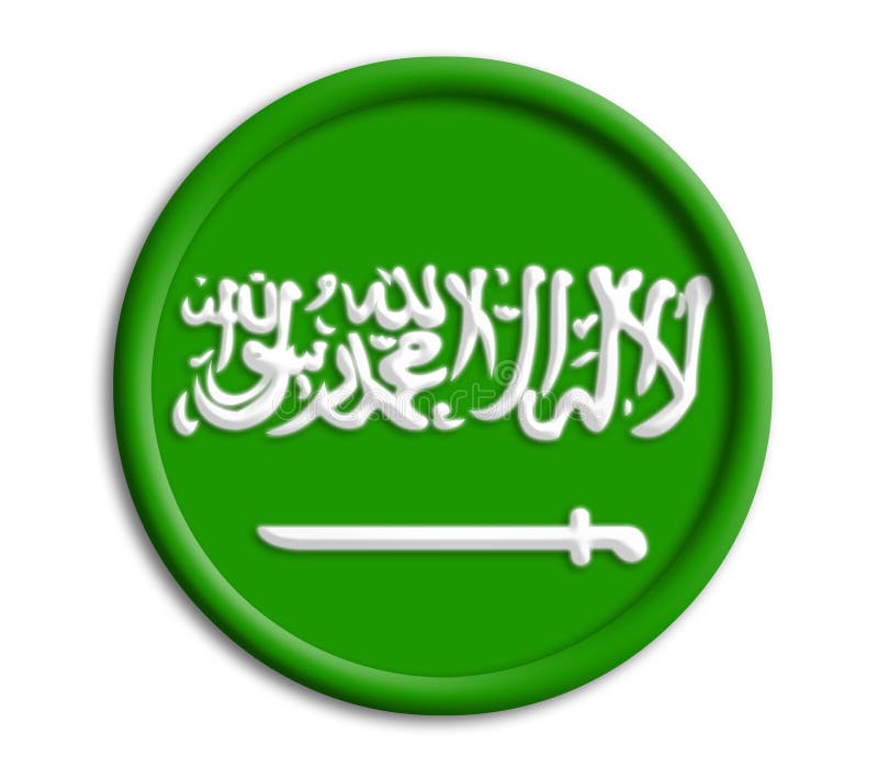 Arabia Saudi Shield for Olympics Stock Illustration - Illustration of ...