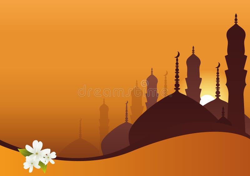 Arabian Background stock vector. Illustration of minaret - 12289169