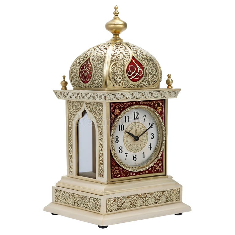 Arabian Clock stock illustration. Illustration of ornate - 357285994