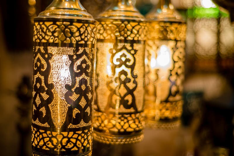 Arabian Copper Lantern stock image. Image of chandelier - 92238745