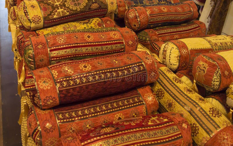 Arabian cushions stock image. Image of colorful, africa - 60122033