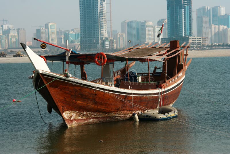 Arabian dhow stock image. Image of travel, tradition, culture - 5408153
