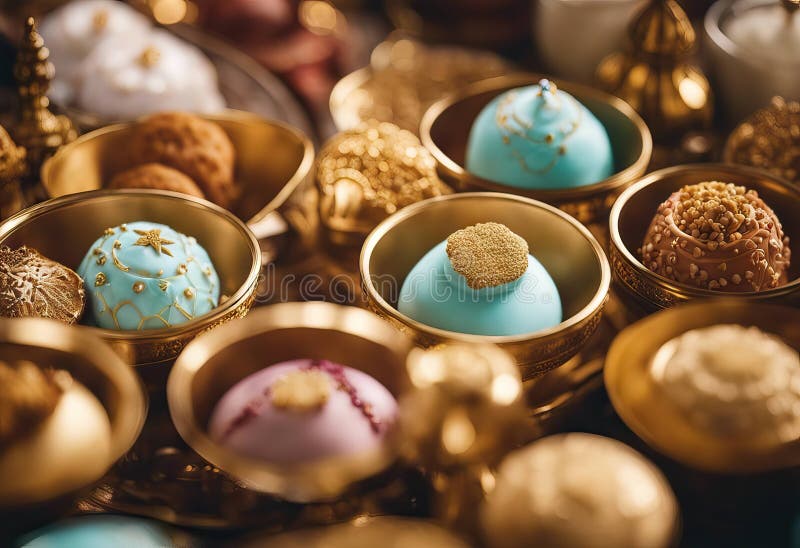 Arabian Eid Sweets ,mamoul ,kahk, Islamic Celebration Stock ...