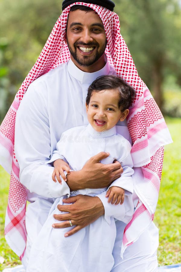 Arabian father son stock photo. Image of handsome, adult - 39598990