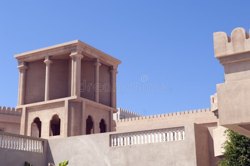 Arabian Fort in Ras Al Khaimah Dubai Stock Photo - Image of arab ...