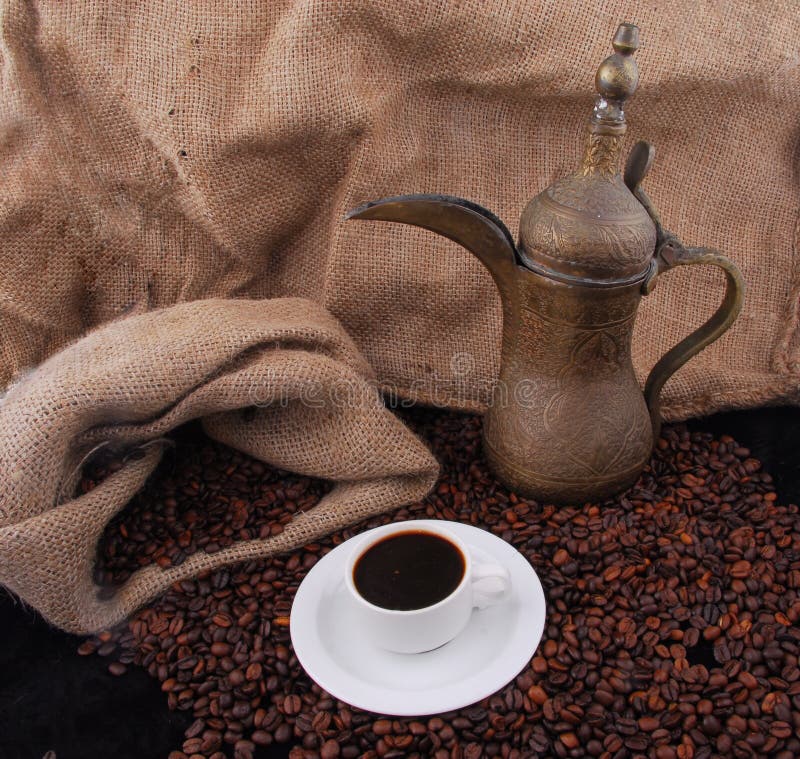 Arabian fried coffee beans stock photo. Image of group - 4780460