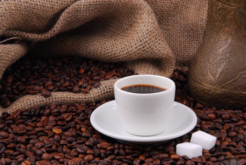 Arabian fried coffee beans stock photo. Image of caffeine - 4780464